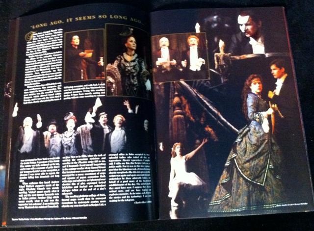 Phantom of the Opera Broadway Musical Autographed Program