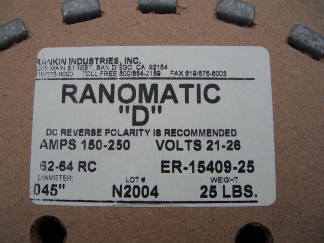 Ranomatic-D MIG Welder Hard Facing Wire