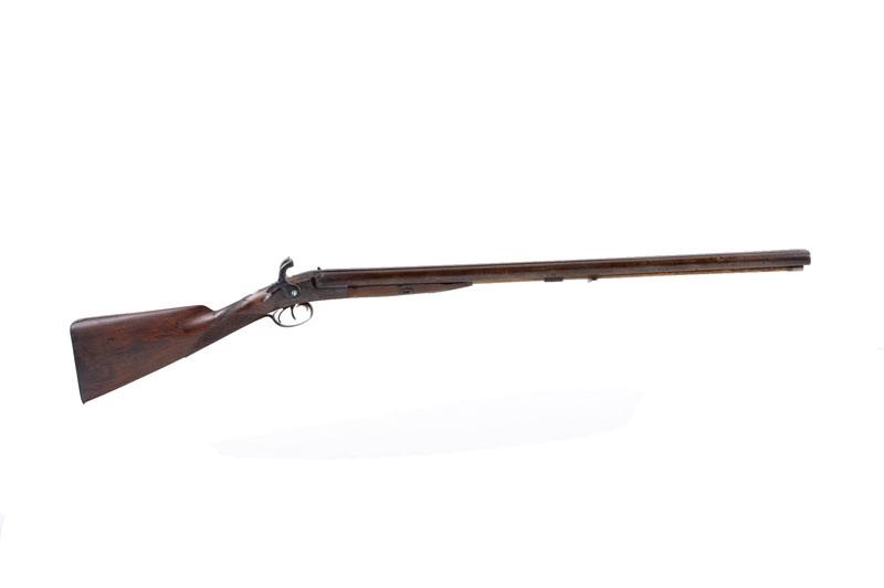 Manton, London SxS Shotgun 12 ga SN:NVSN London made percussion double ...