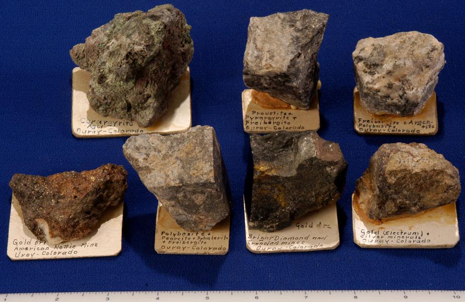 CO - Ouray,Ouray County - Gold and Silver Ore Specimens - Ouray, Colorado