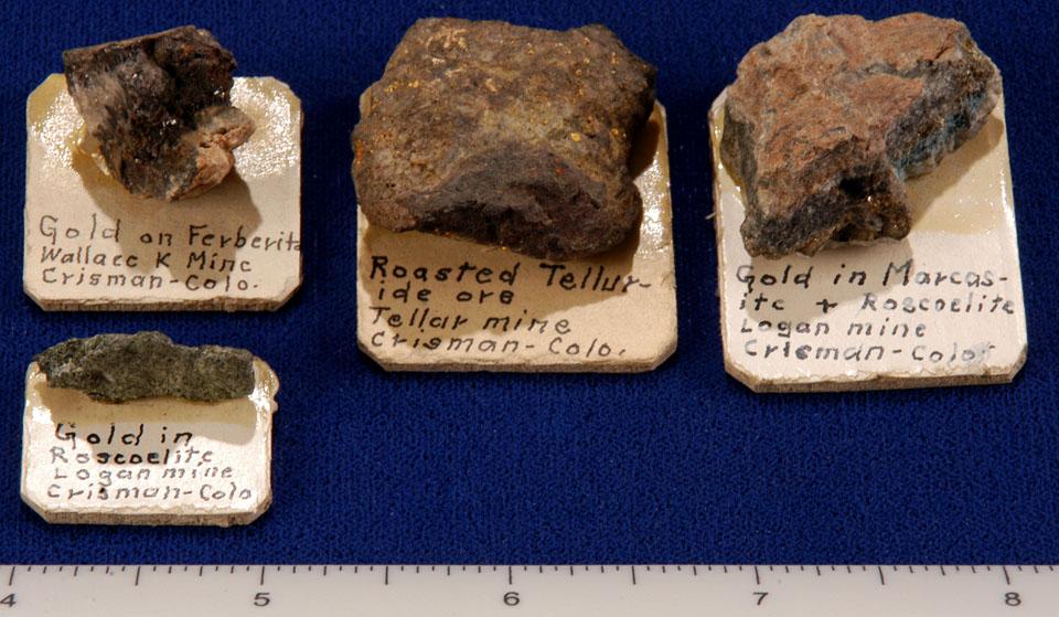 CO - Crisman,Boulder County - Gold Ore Specimens - Crisman, Colorado