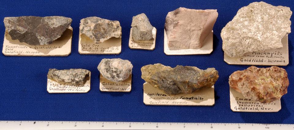 NV - Goldfield,Esmeralda County - Gold Species - Goldfield, Nevada