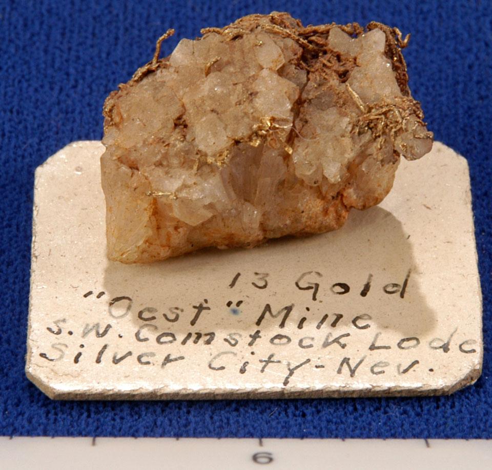 NV - Silver City,Storey County - Gold, Rare Specimen - Silver City, Nevada
