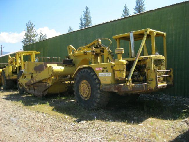 1970 Caterpillar 619 Series B Motor Scraper