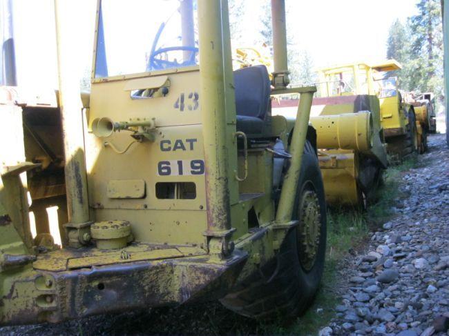1970 Caterpillar 619 Series B Motor Scraper