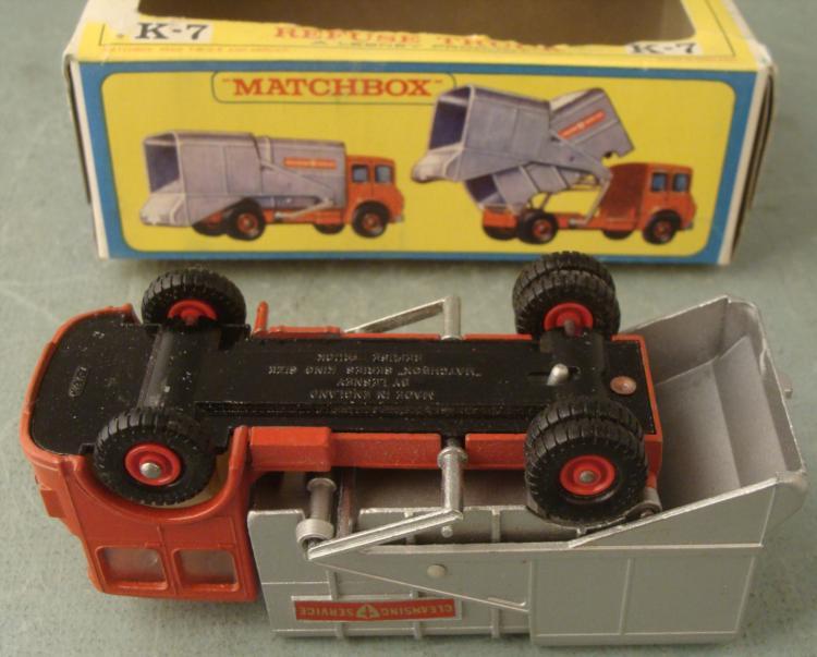Matchbox King Size K-7 Garbage / Refuse Truck in Box