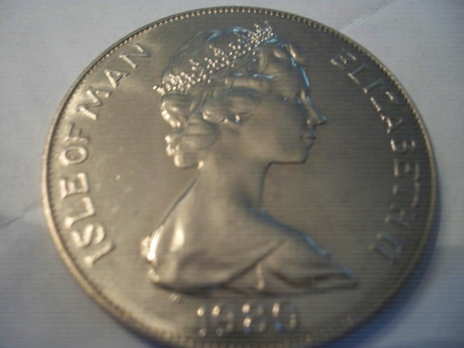 Isle of Man - 1980 - Bicentenary Derby Coin - One Crown