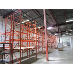 (10) Sections of pallet racking