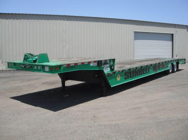 2007 Trail-Eze 48' T/A Hydraulic Dove-Tail Trailer