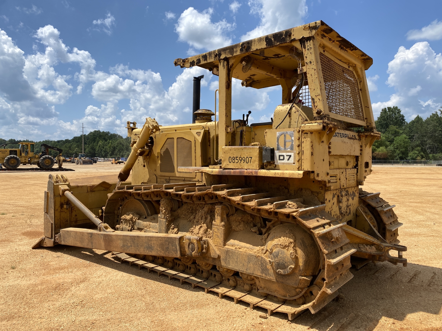1973 Cat D7f Dozer Crawler Tractor J M Wood Auction Company Inc