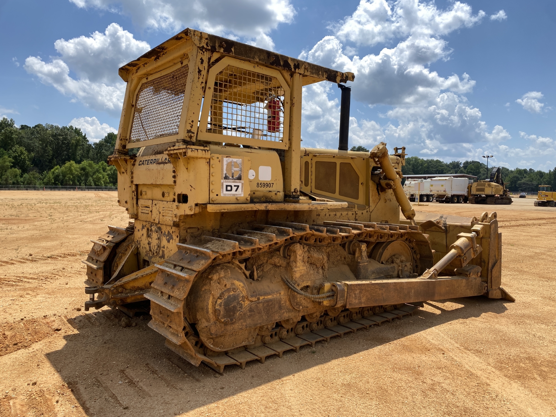 1973 Cat D7f Dozer Crawler Tractor J M Wood Auction Company Inc