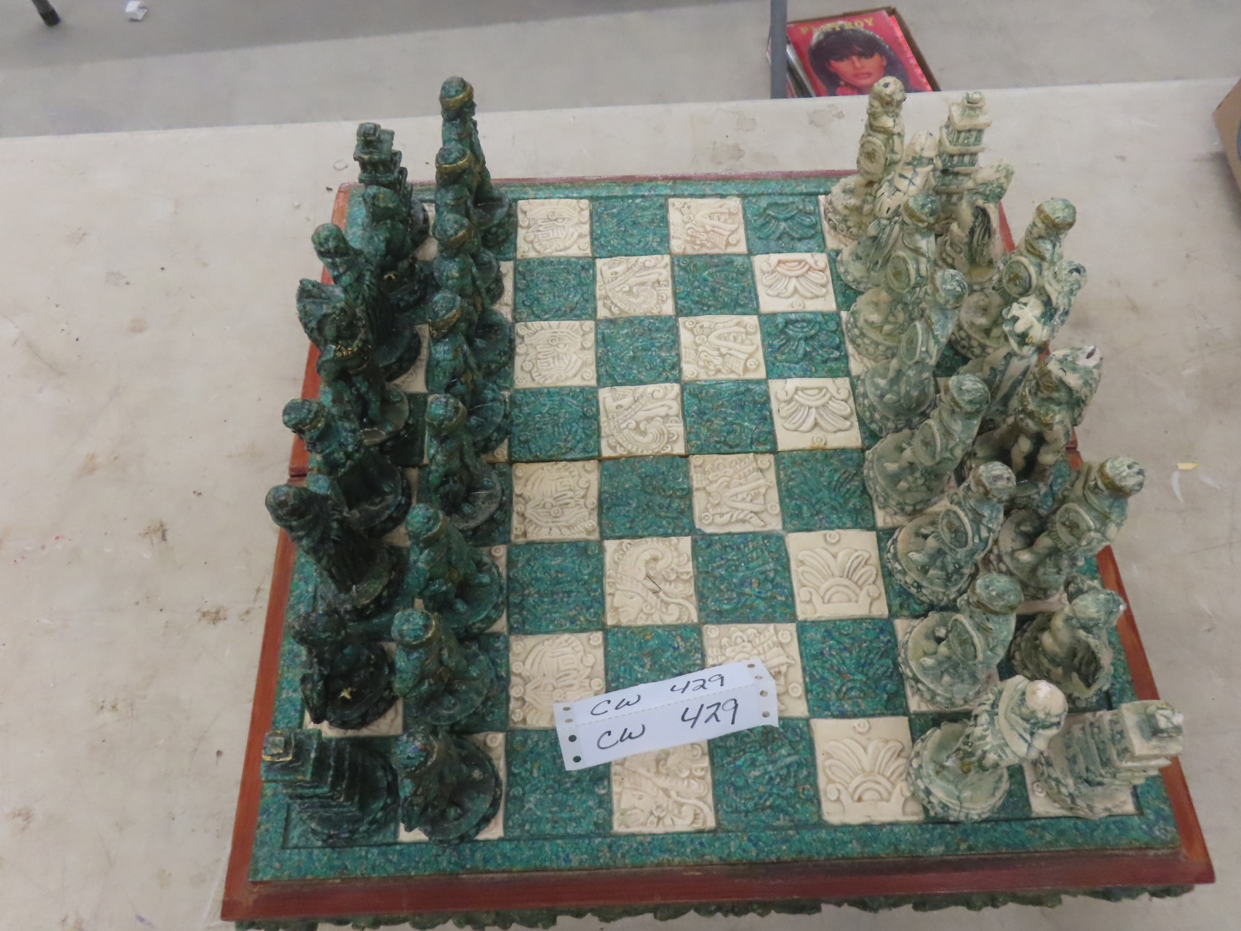 Fancy Chess Board - McSherry Auction Service Ltd.