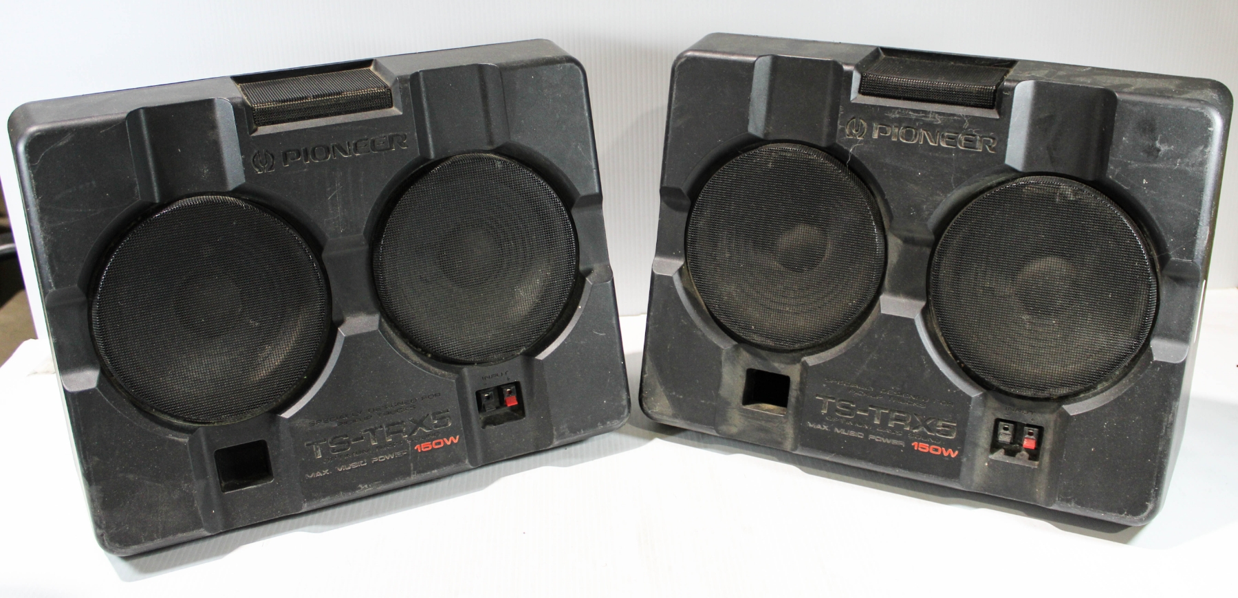 2 PIONEER TS-TRX5 OPTIMUM SPEAKERS 150W
