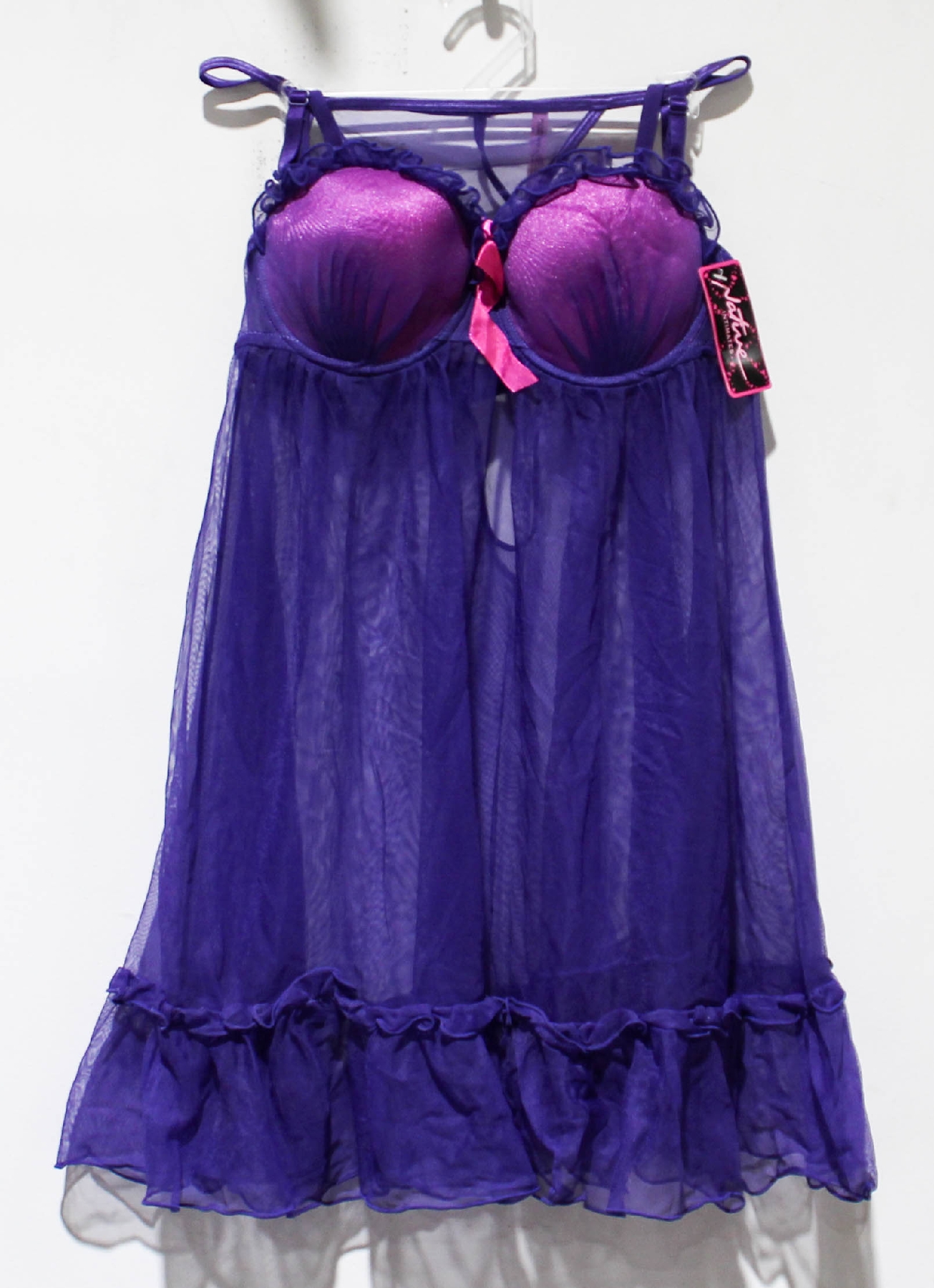 WOMEN'S 2 PC NATIVE INTIMATES LINGERIE PURPLE