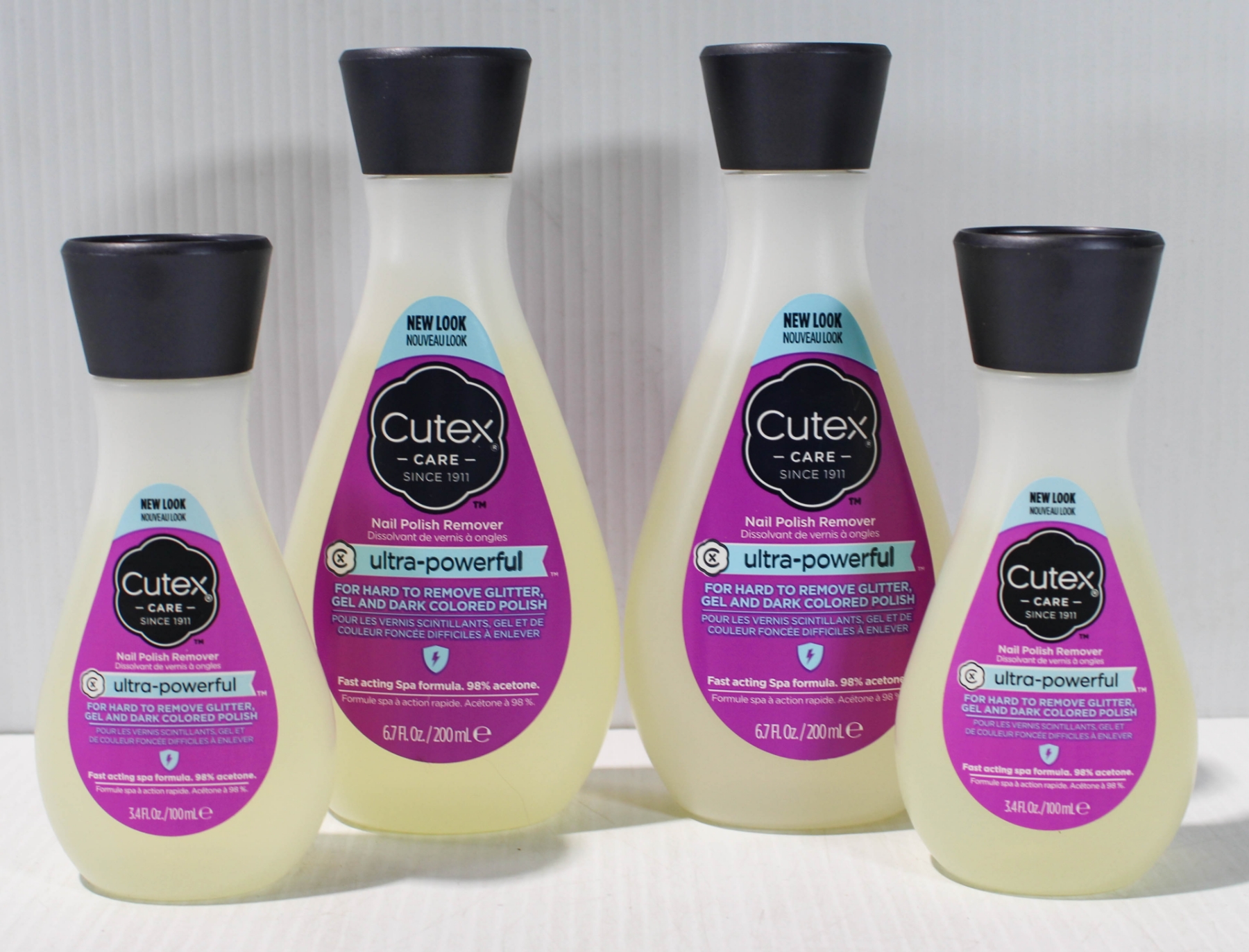 4 CUTEX ULTRA-POWERFUL NAIL POLISH REMOVER