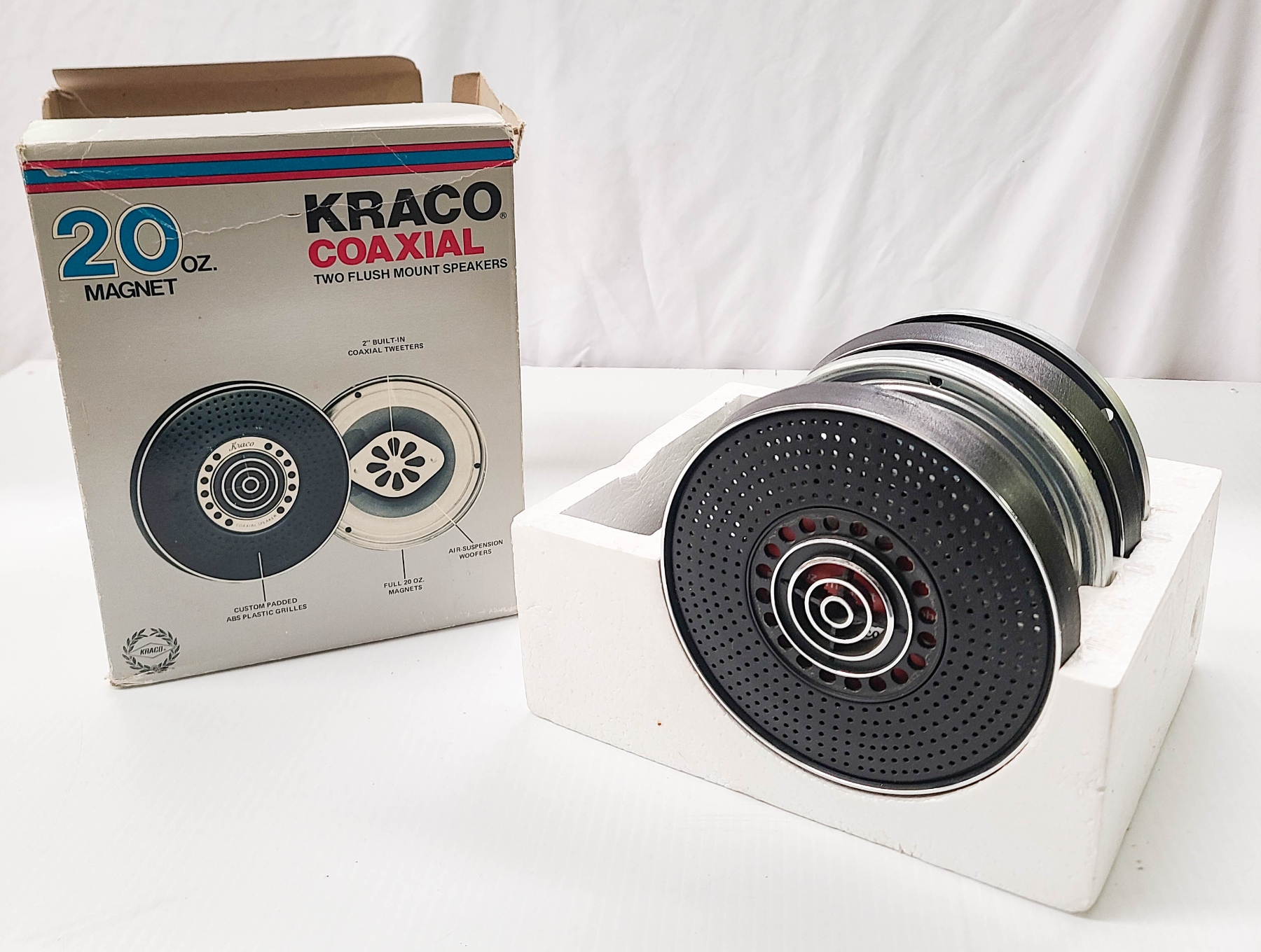 2 NEW KARCO FLUSH MOUNT SPEAKERS
