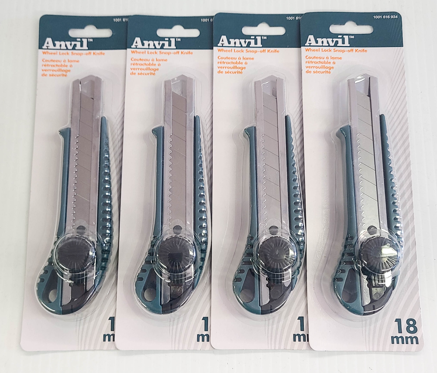 4 ANVIL WHEEL LOCK SNAP-OFF KNIFE