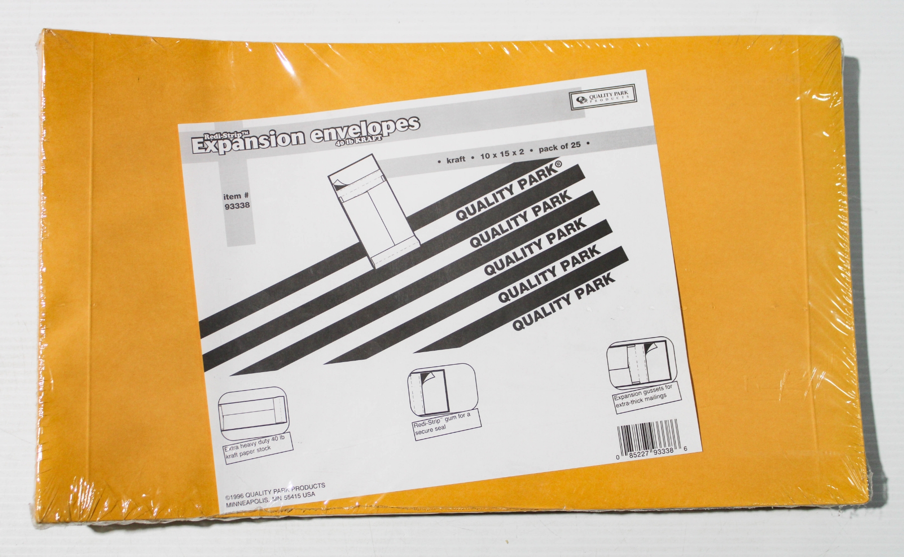 25 NEW KRAFT REDI-STRIP EXPANSION ENVELOPES
