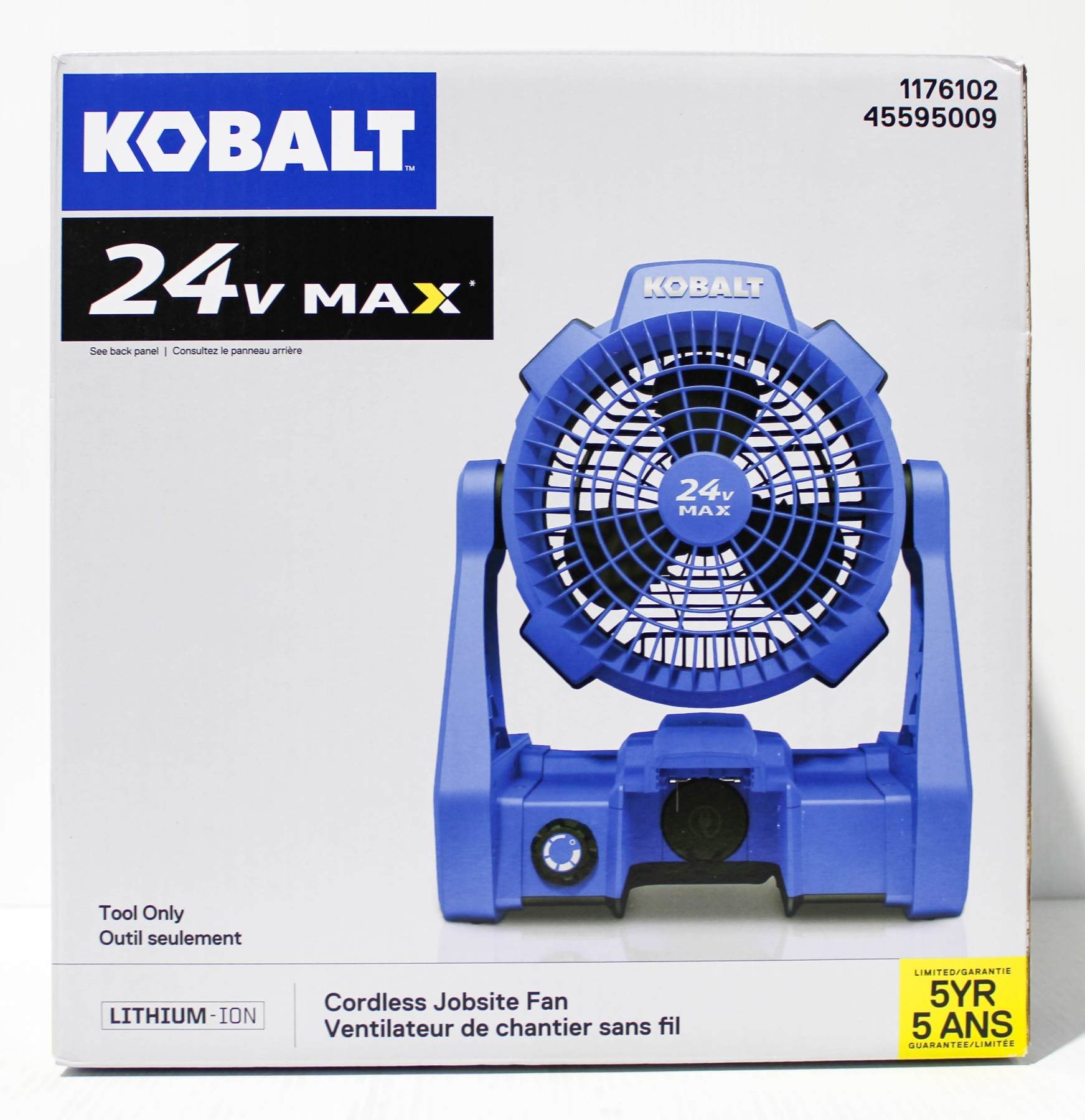 NEW 24V KOBALT CORDLESS JOBSITE FAN