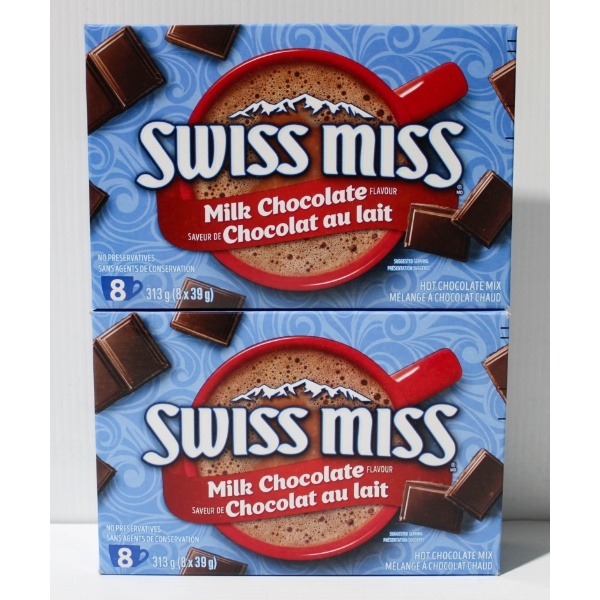2 X 8PK SWISS MISS HOT CHOCOLATE MIX