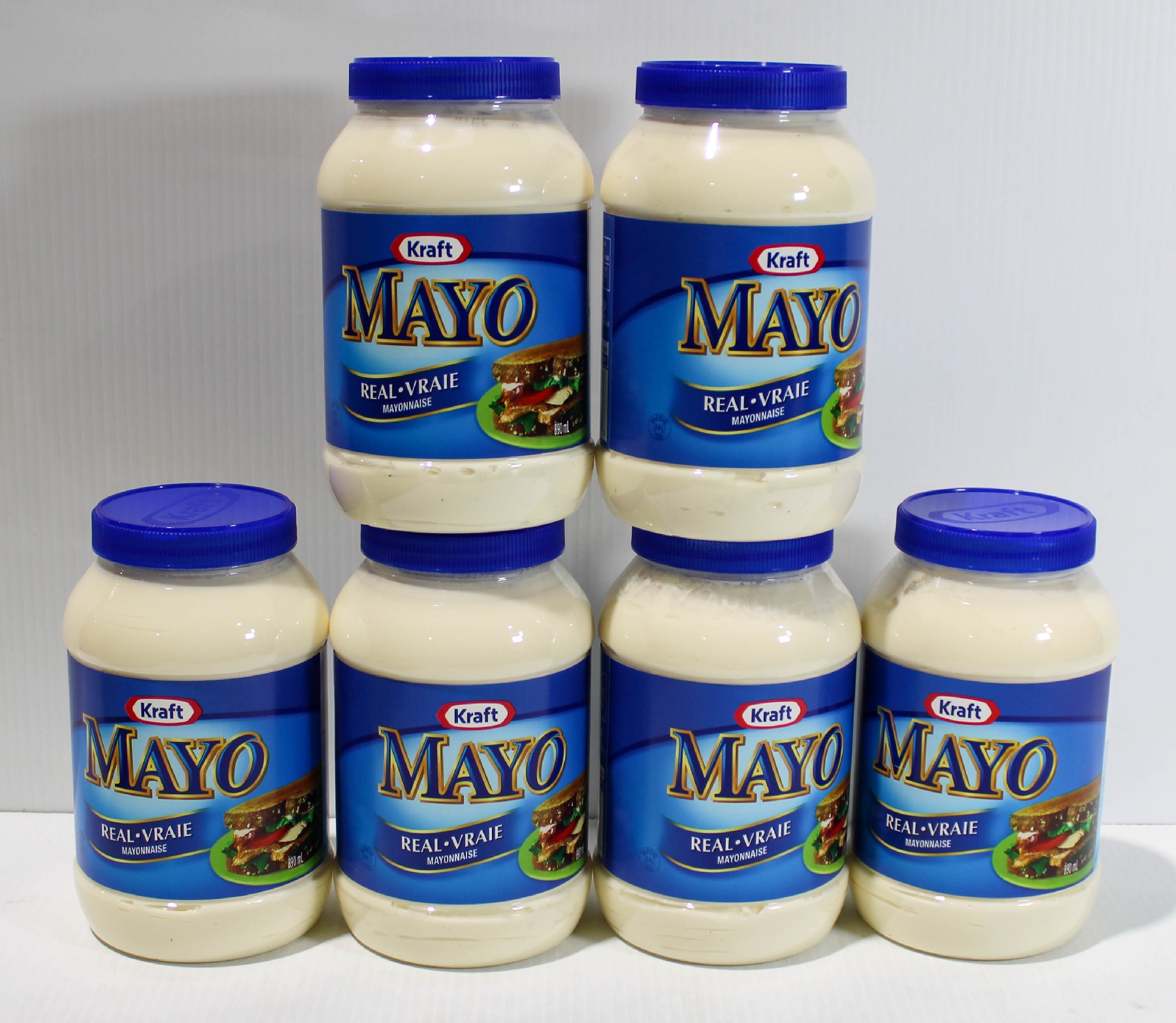 6 X 890ML KRAFT MAYO REAL MAYONNAISE