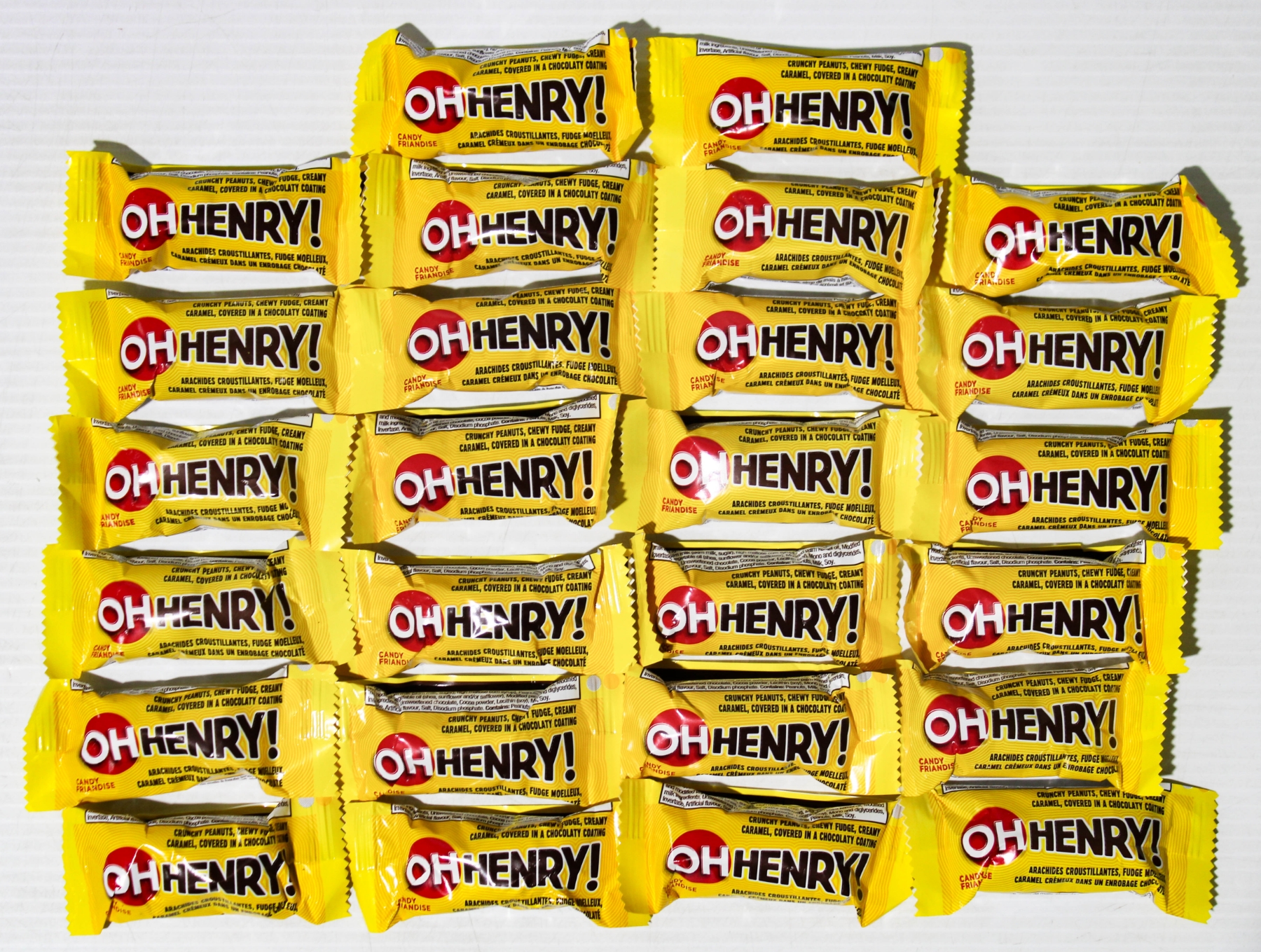 25 OH HENRY! FUN SIZED 375G CHOCOLATE BARS