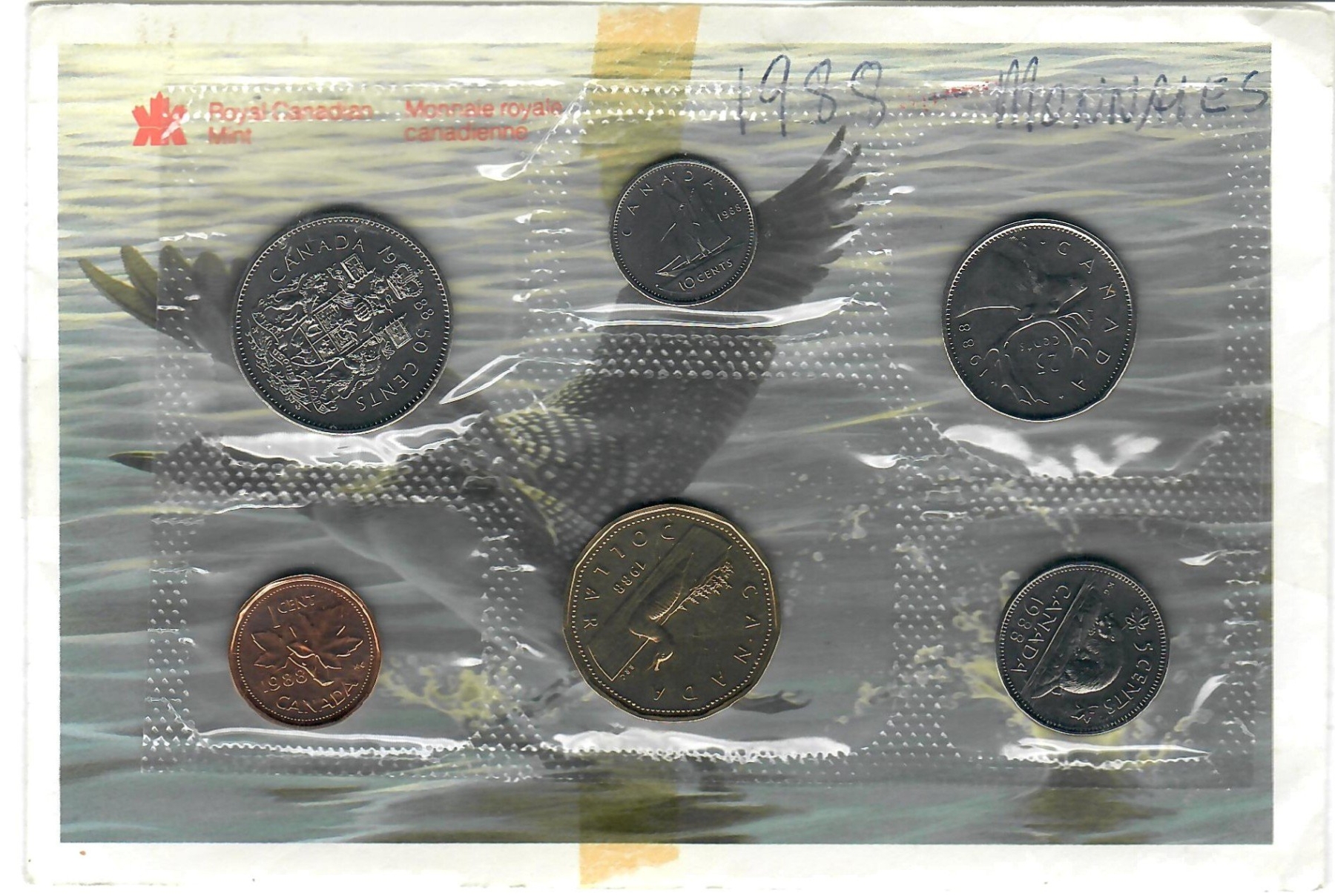 1988 CANADA PROOF MINT SEALED COIN SET