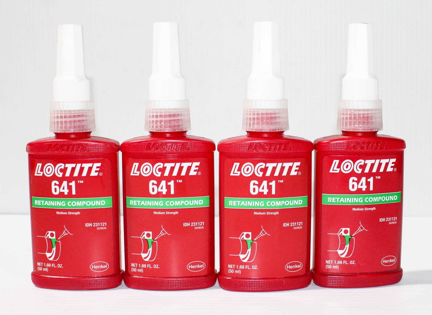 4 X 50ML LOCTITE 641 RETAINING COMPOUND