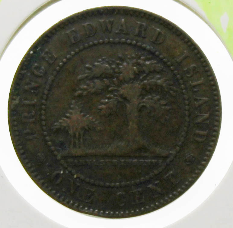 1871 PRINCE EDWARD ISLAND VICTORIAN LARGE PENNY