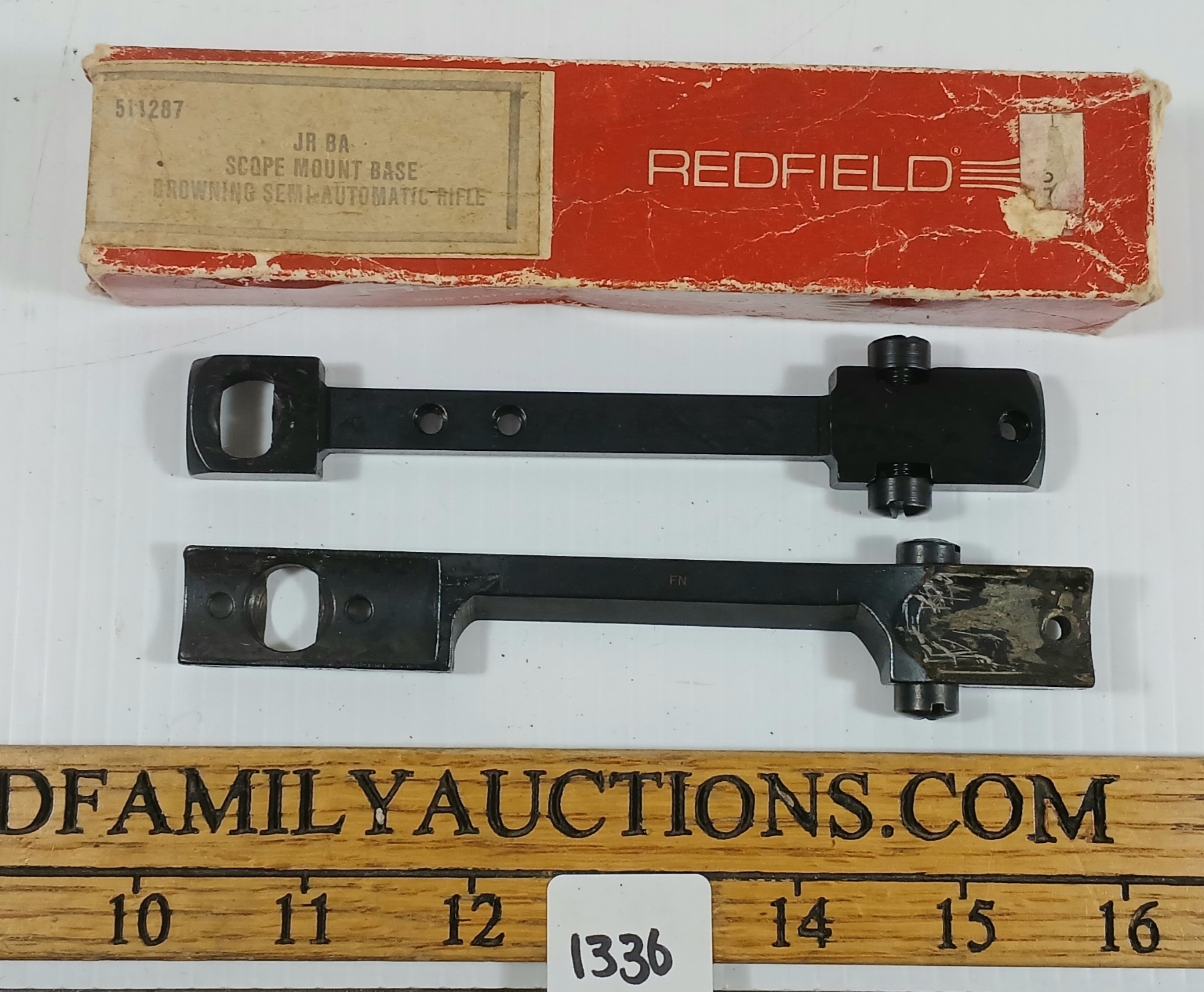 REDFIELD BROWNING SEMI-AUTO RIFLE SCOPE MOUNT BASE - Kidd Family Auctions