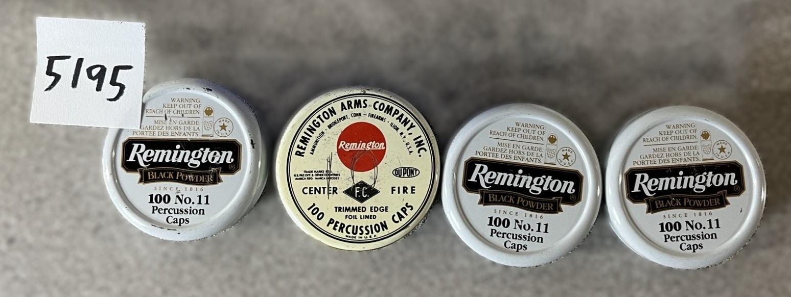 PRIMERS: 400X REMINGTON NO11 PERCUSSION CAPS - SEALED - Kidd Family ...
