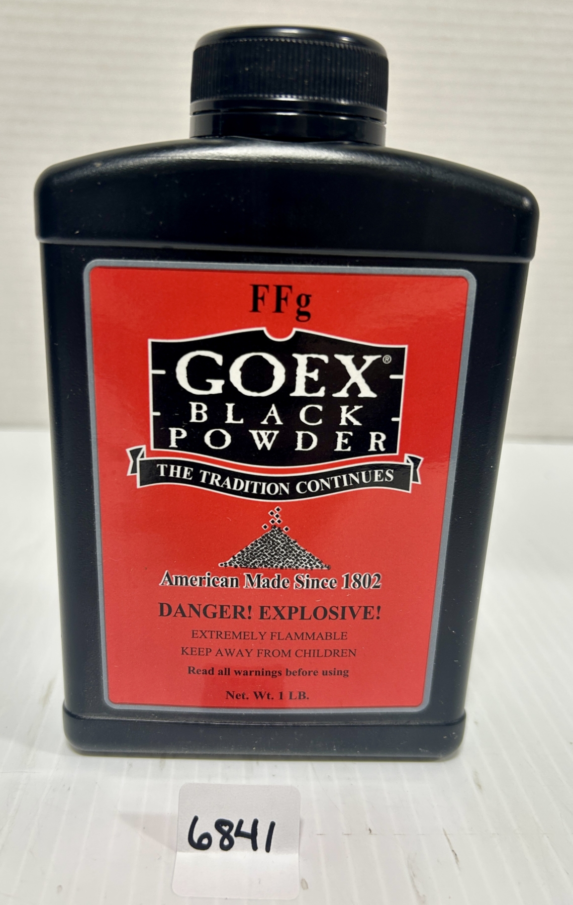 POWDER: 1 LB GOEX FFG BLACK - Kidd Family Auctions