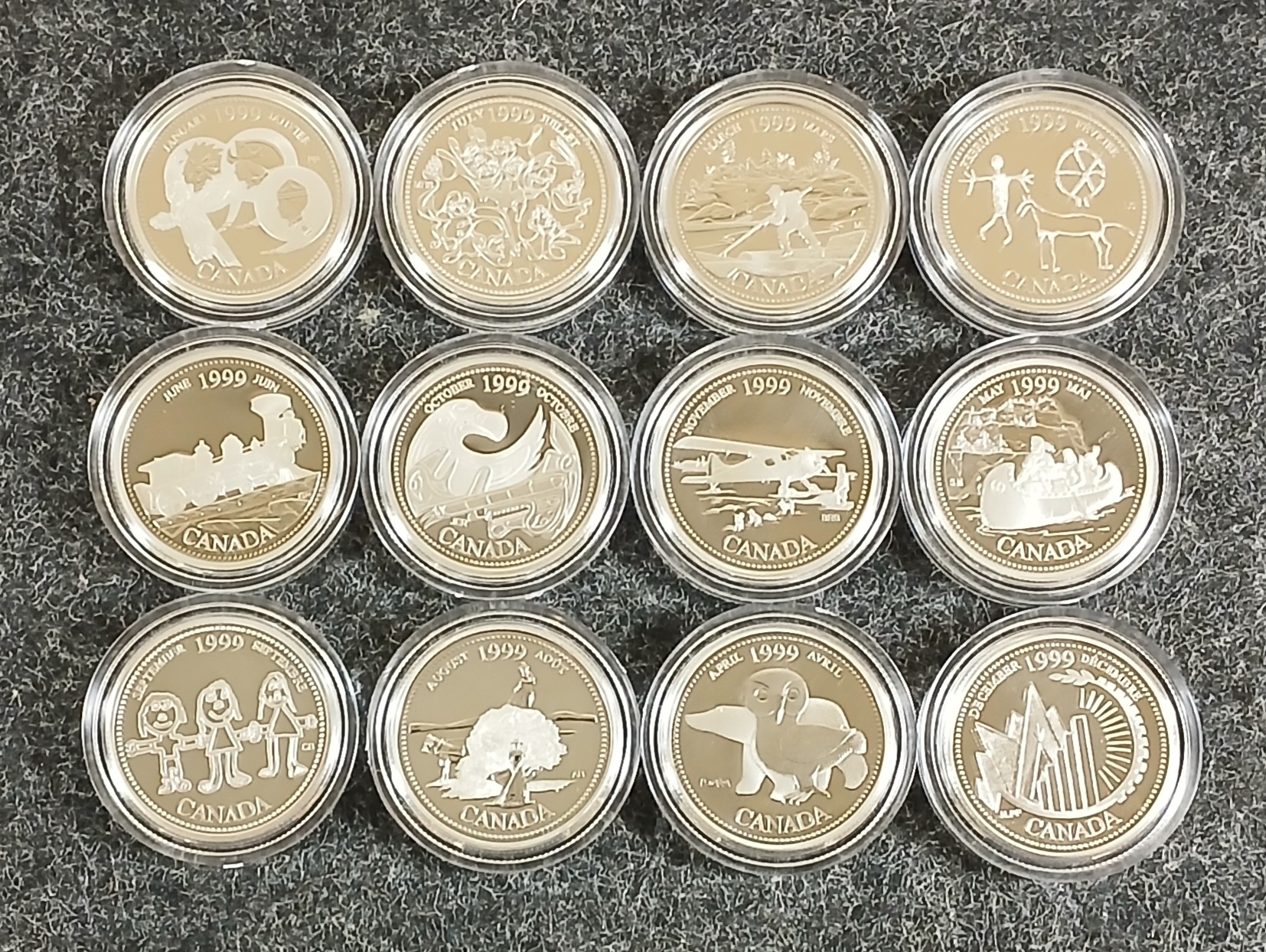 1999 RCM STERLING SILVER COIN SET