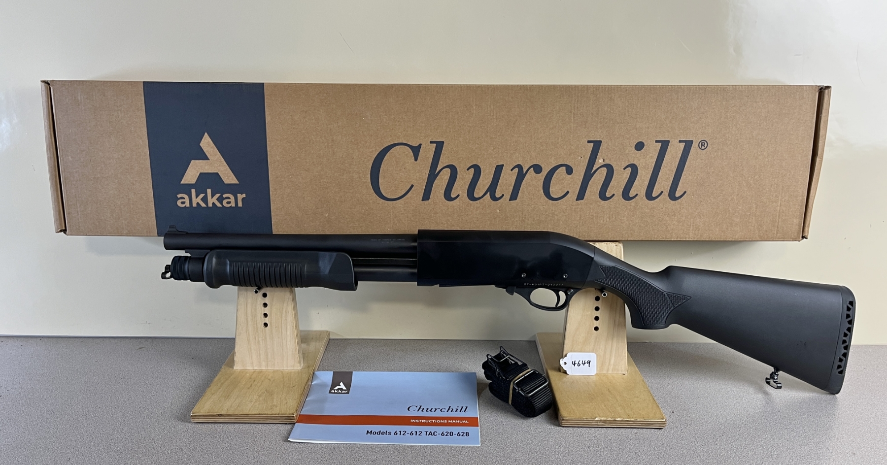 AKKAR CHURCHILL MODEL 612TAC IN 12 GA - Kidd Family Auctions