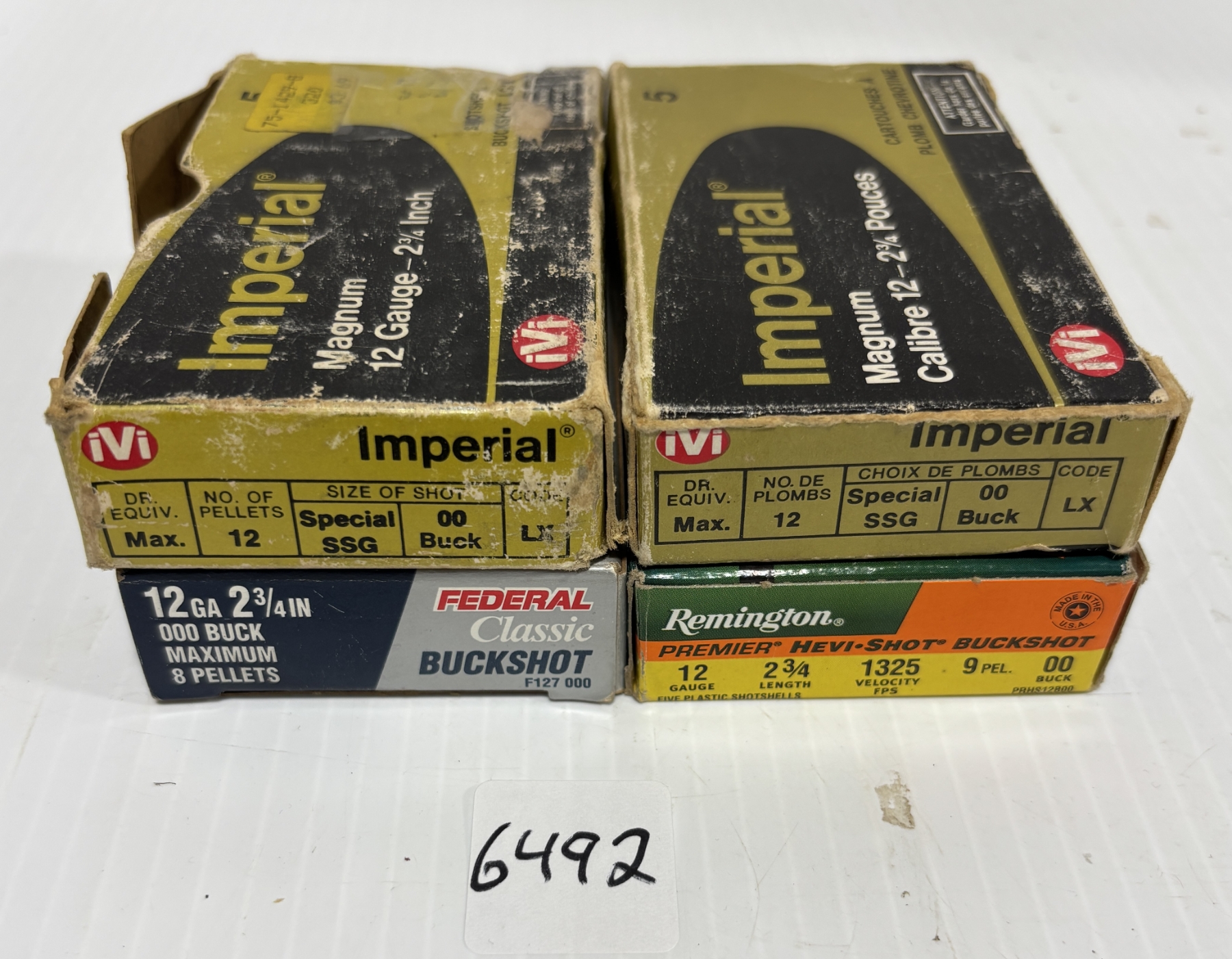 AMMO: 20 X MIXED 12 GA 2 3/4 IN - BUCK SHOT - Kidd Family Auctions