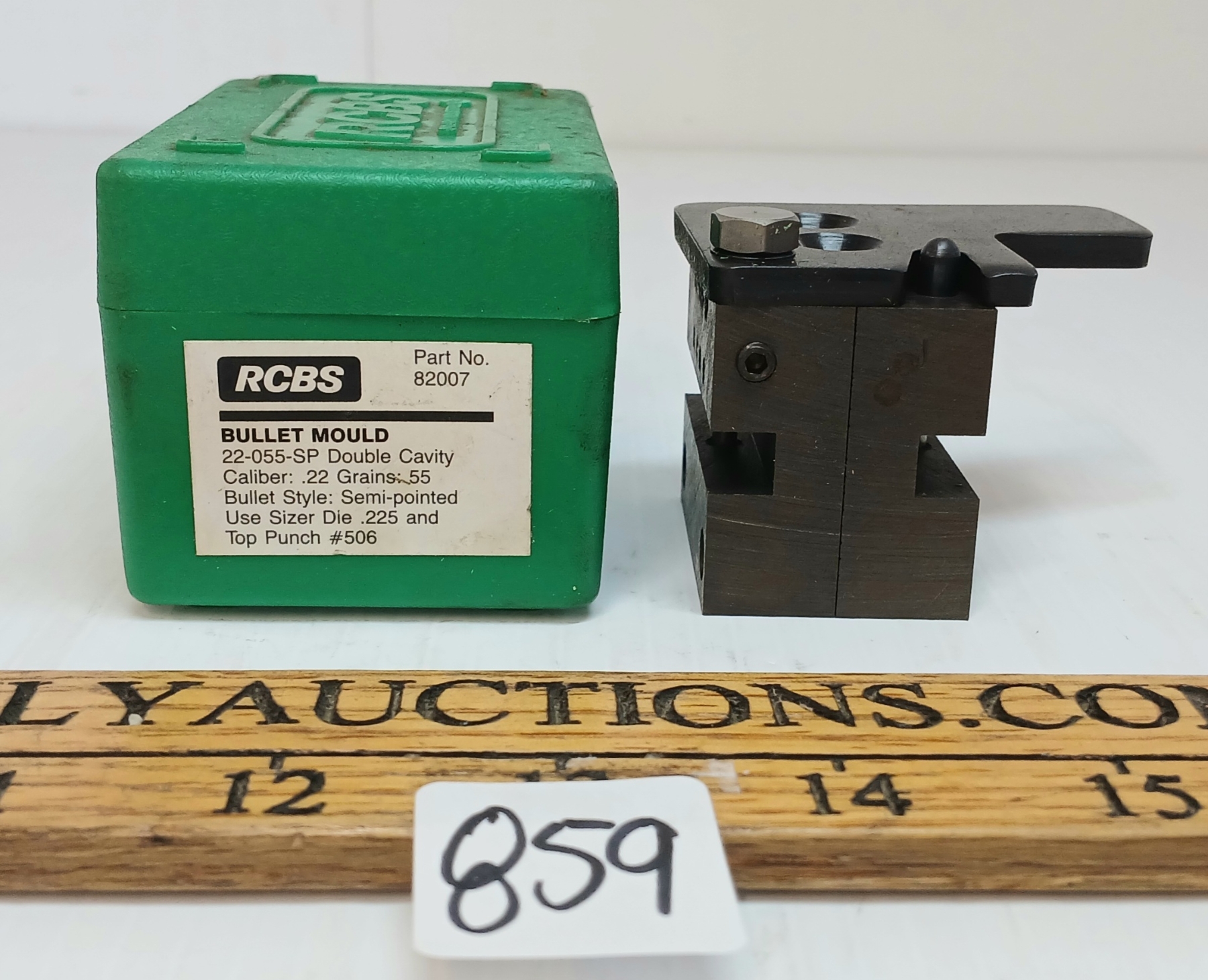 RCBS 22-055-SP DOUBLE CAVITY BULLET MOULD - Kidd Family Auctions