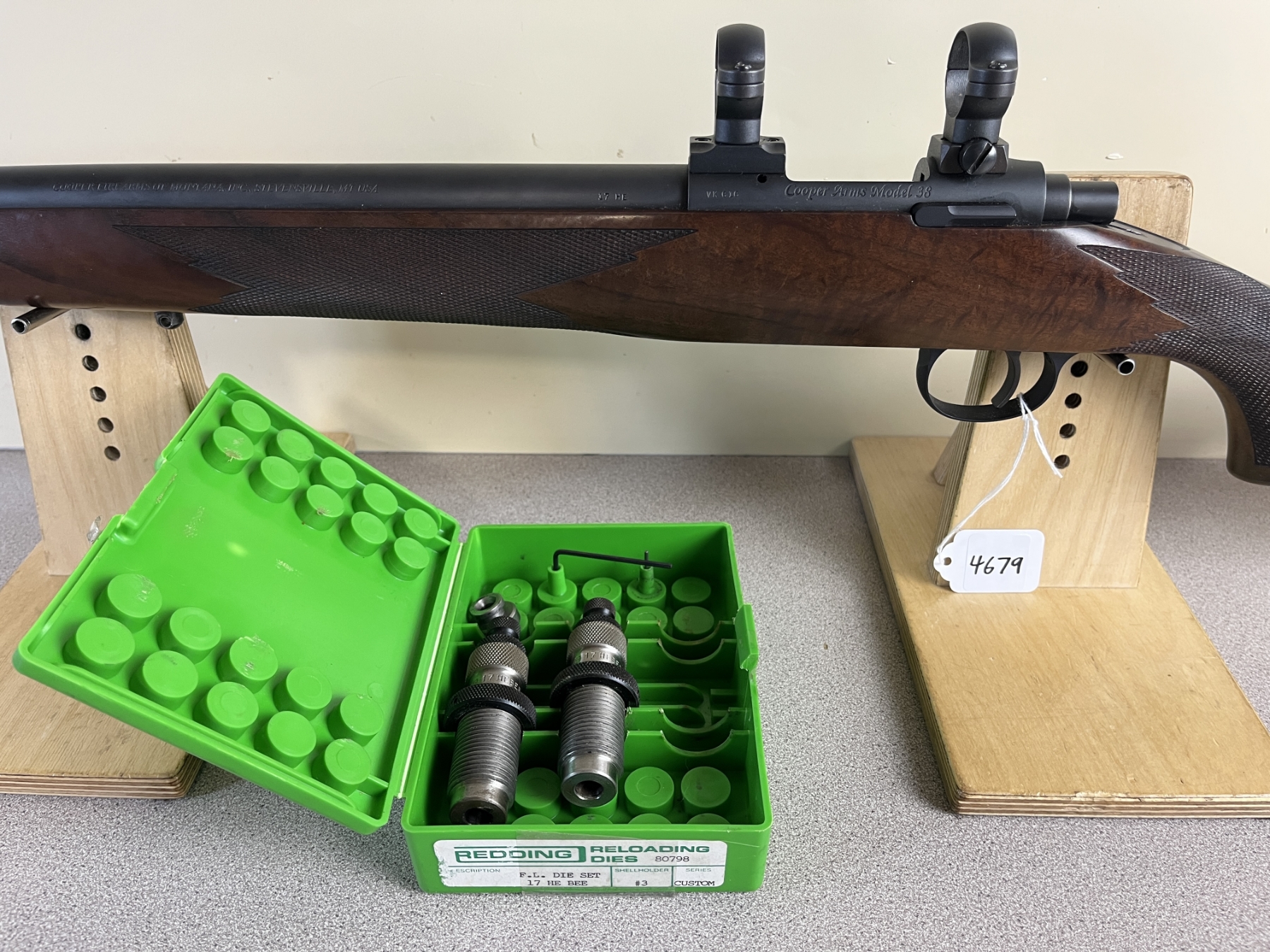 COOPER ARMS MODEL 38 IN .17 HE BEE