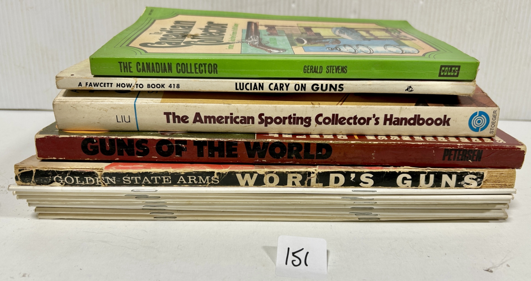LOT OF 12 - GUN COLLECTOR REFERNCE BOOKS