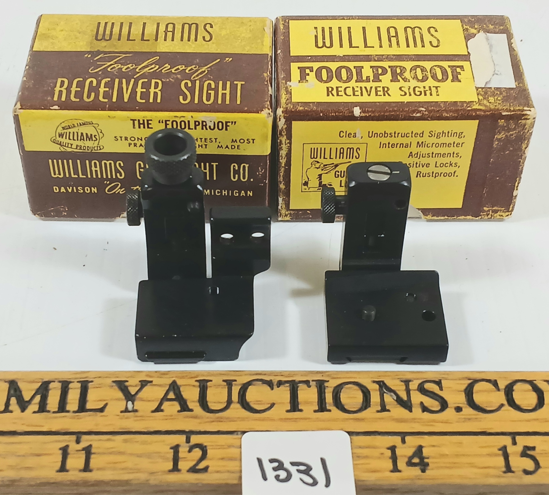 LOT OF 2 - WILLIAMS SIGHTS - Kidd Family Auctions
