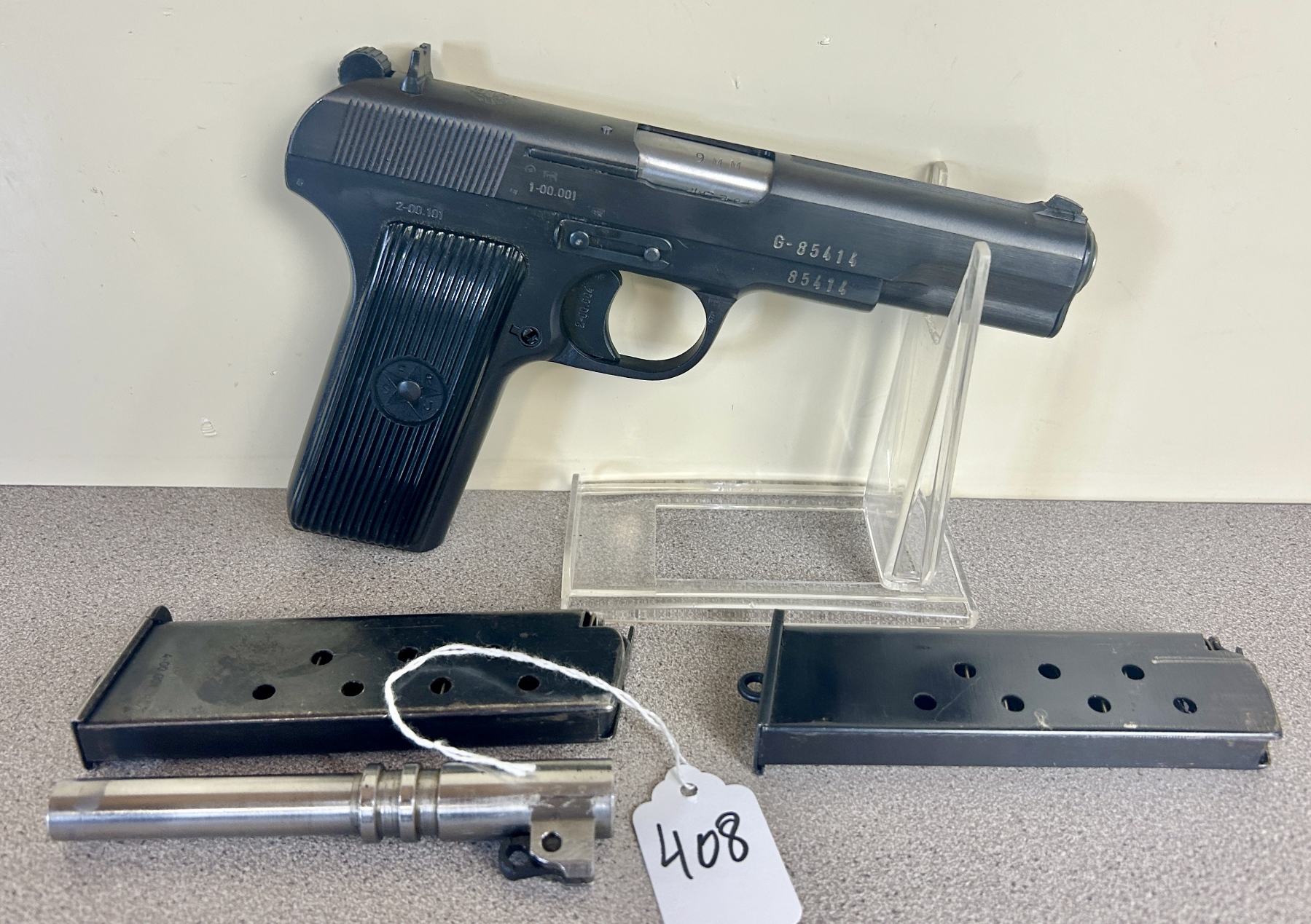 TOKAREV M57 IN 7.62X25MM - RESTRICTED - Kidd Family Auctions