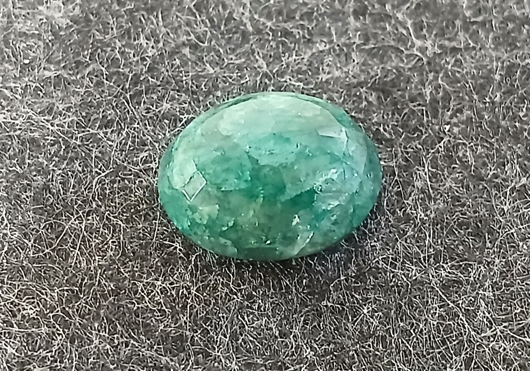 OVAL MIXED CUT LOOSE NATURAL EMERALD ($18,500 APPRAISAL)