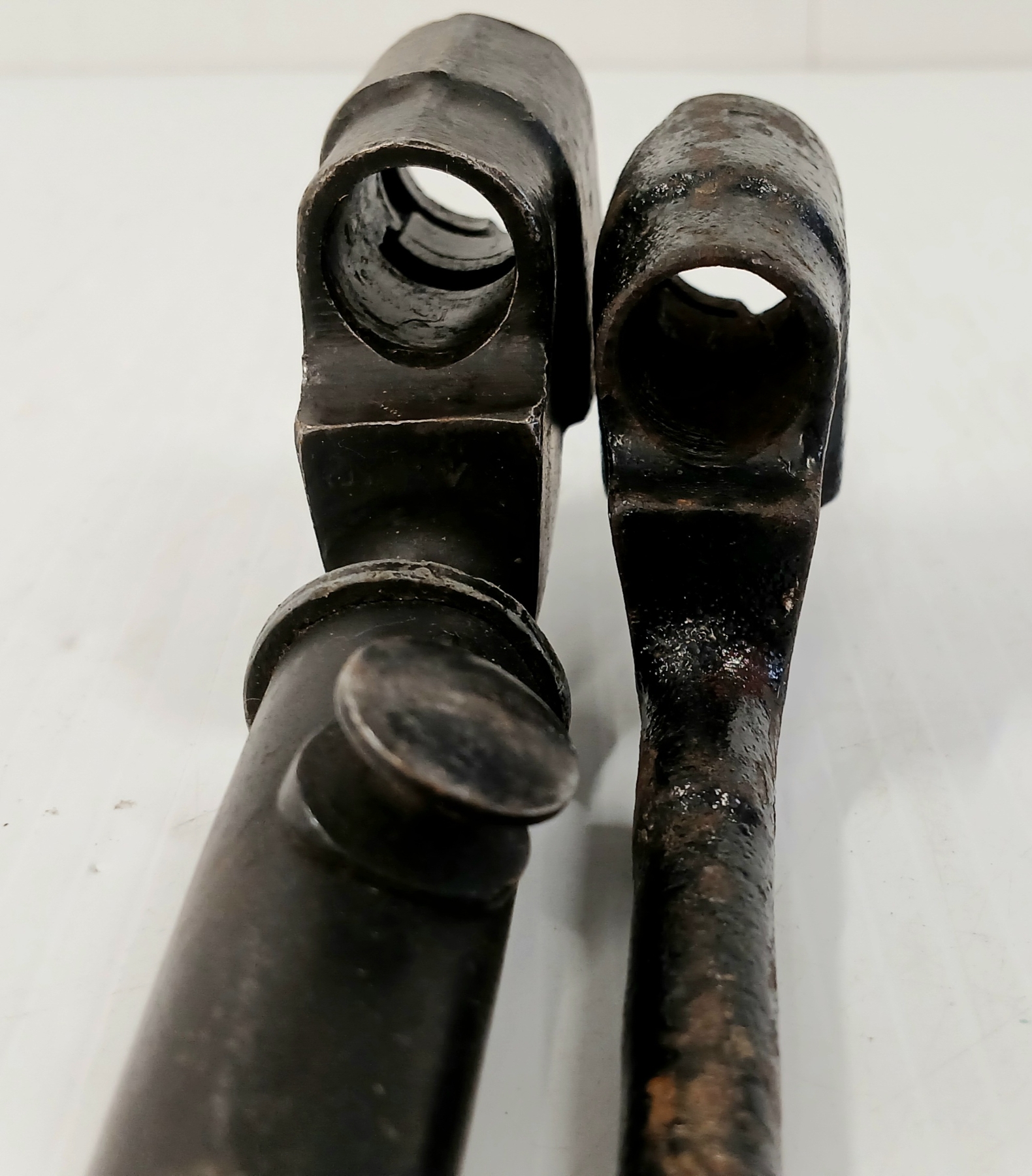 LOT OF 2 - ENFIELD SPIKE BAYONETS W/ SCABBARD