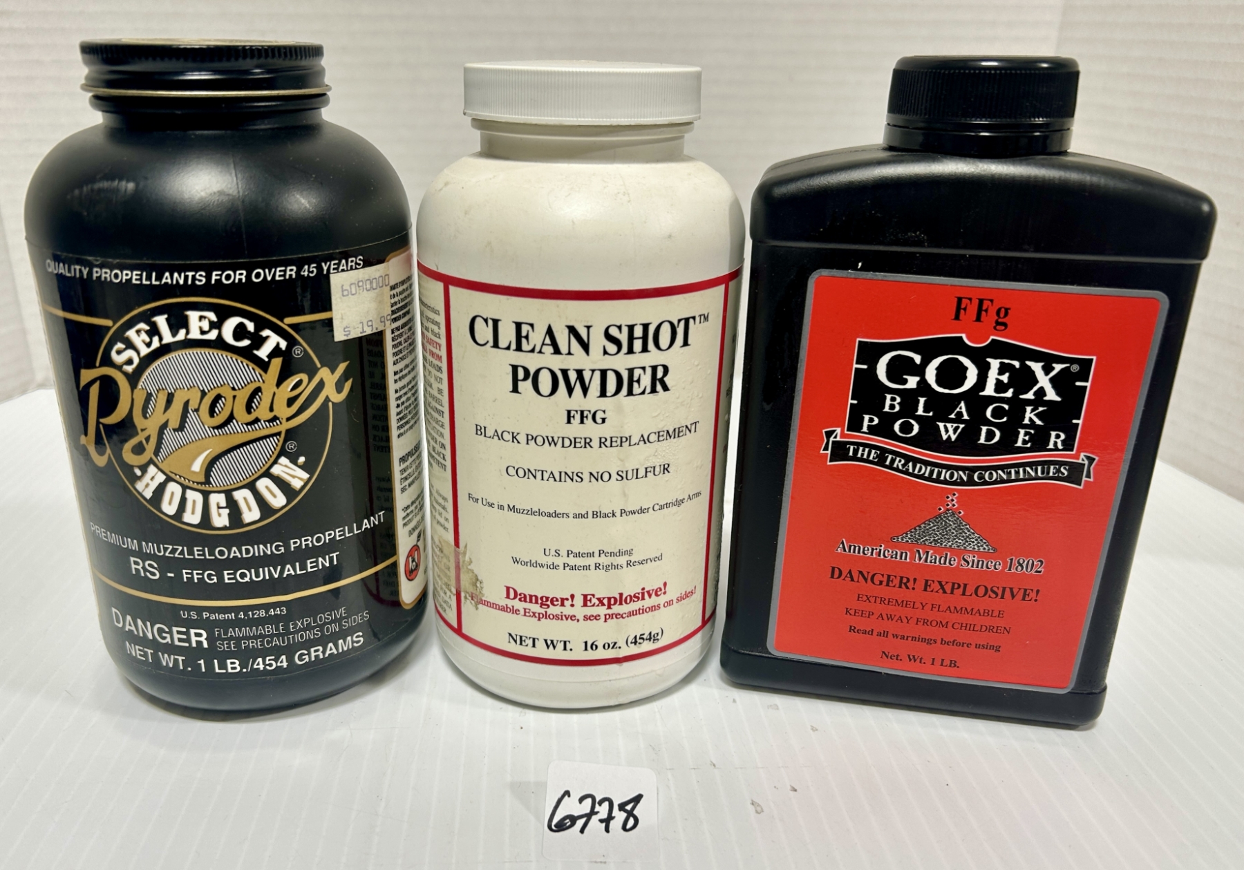 POWDER: 2.25 LBS FFG & EQUIVALENT - Kidd Family Auctions