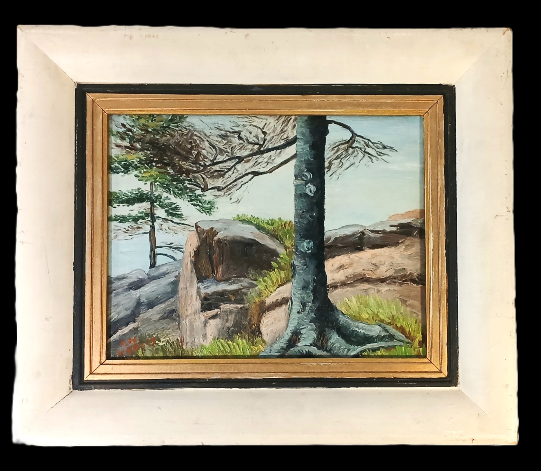 "LANDSCAPE" BY F. H. VARLEY (1881-1969) - FRAMED OIL ON CANVAS - Kidd ...