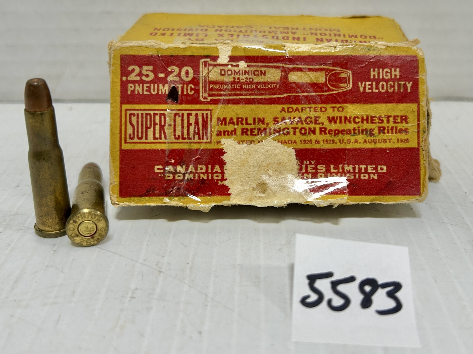 AMMO: 10X CIL .25-20 WIN 60GR.