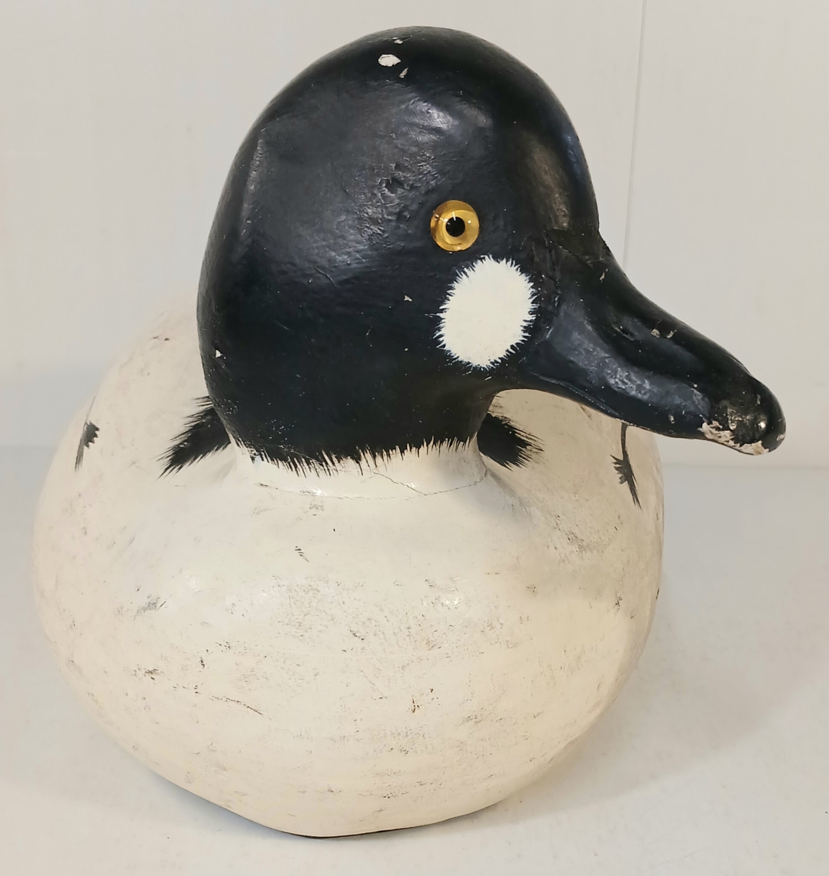 GOLDEN EYED DECOY DUCK BY R.L. - Kidd Family Auctions