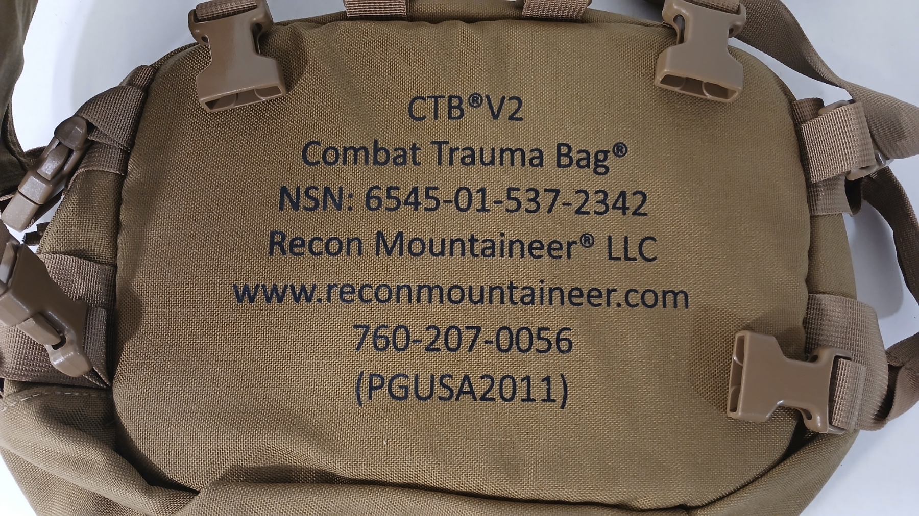 CTB V2 COMBAT TRAUMA BAG - COYOTE BROWN