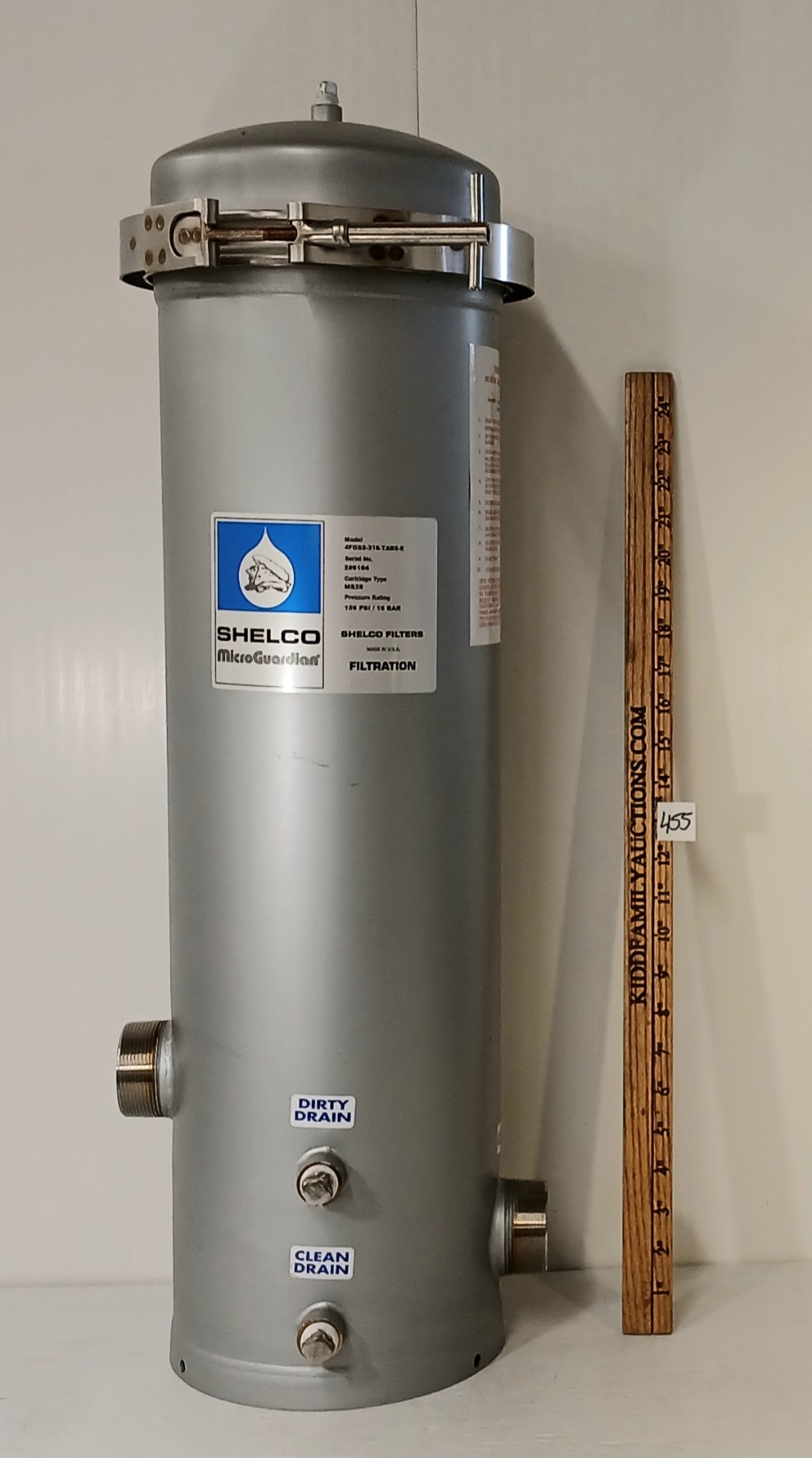 SHELCO MICRO GUARDIAN FILTER - Kidd Family Auctions