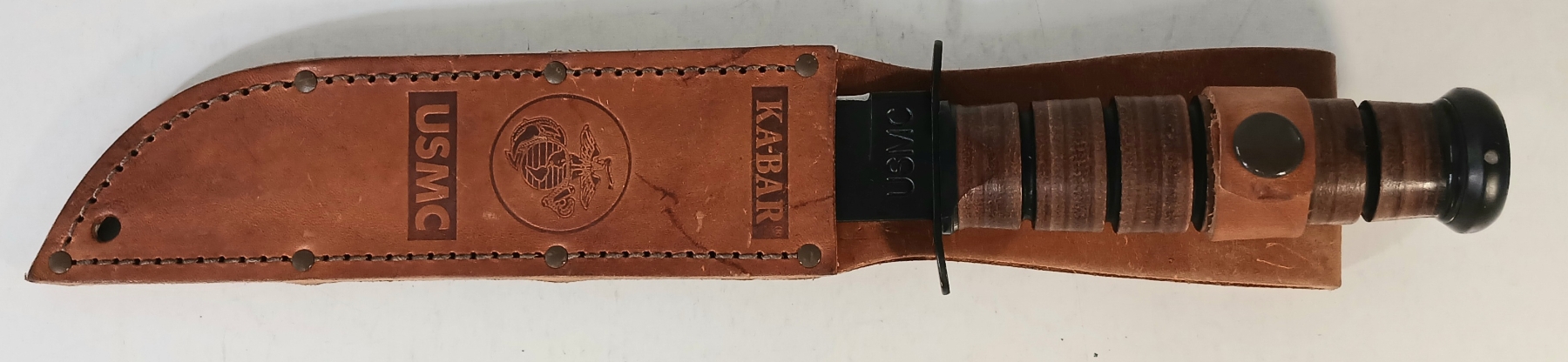 USMC "OPERATION ENDURING FREEDOM AFGHANISTAN" KA-BAR KNIFE W/ SHEATH