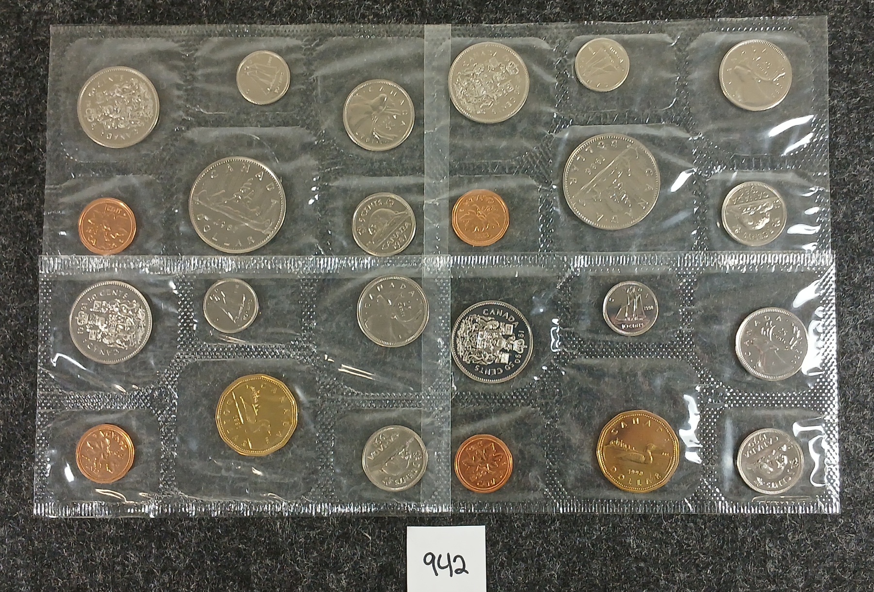 LOT OF 4 - 1986, 1987, 1990 & 1991 RCM PROOF SETS - Kidd Family Auctions